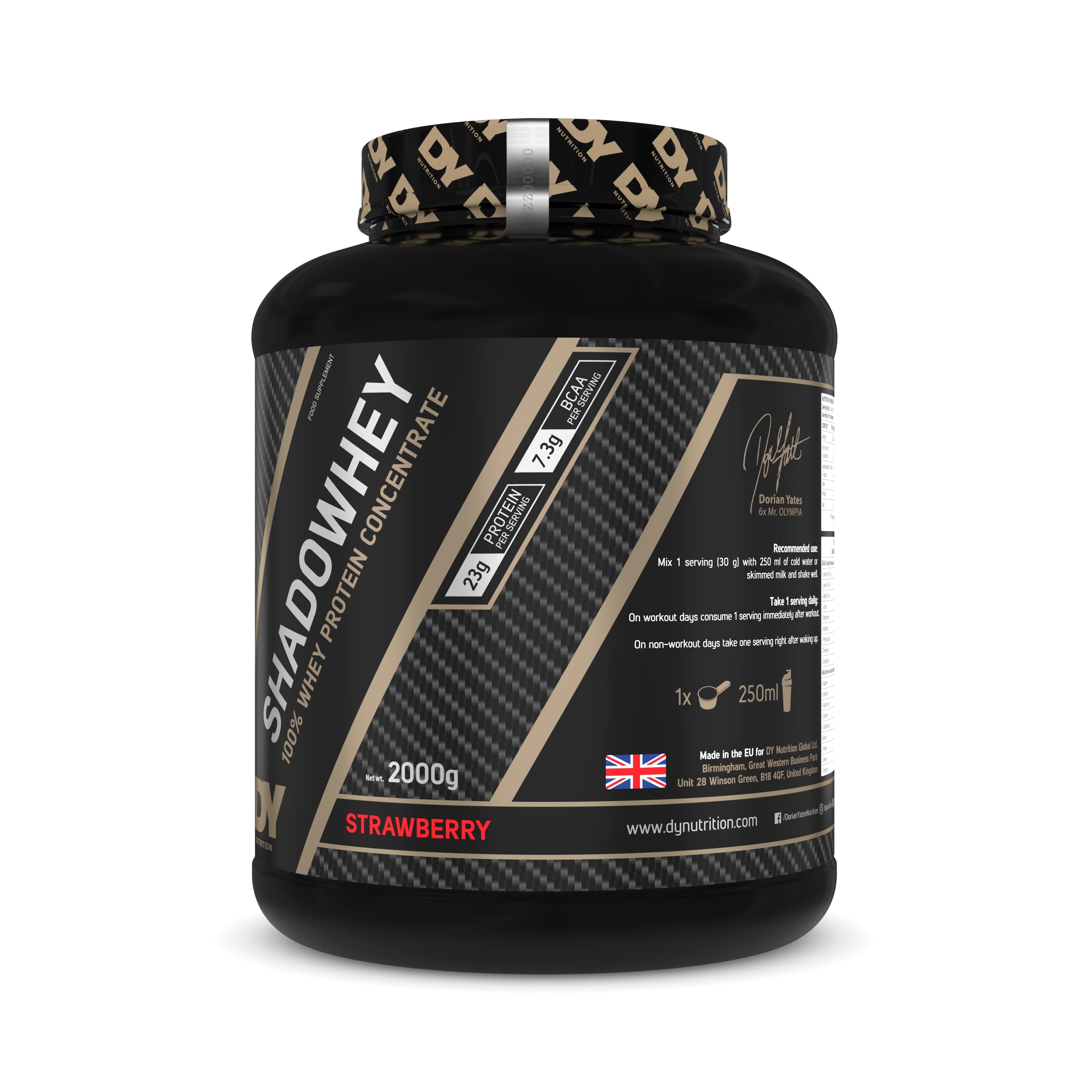 Whey Protein Shadowhey 2Kg, 66 Servings – DY Nutrition Worldwide